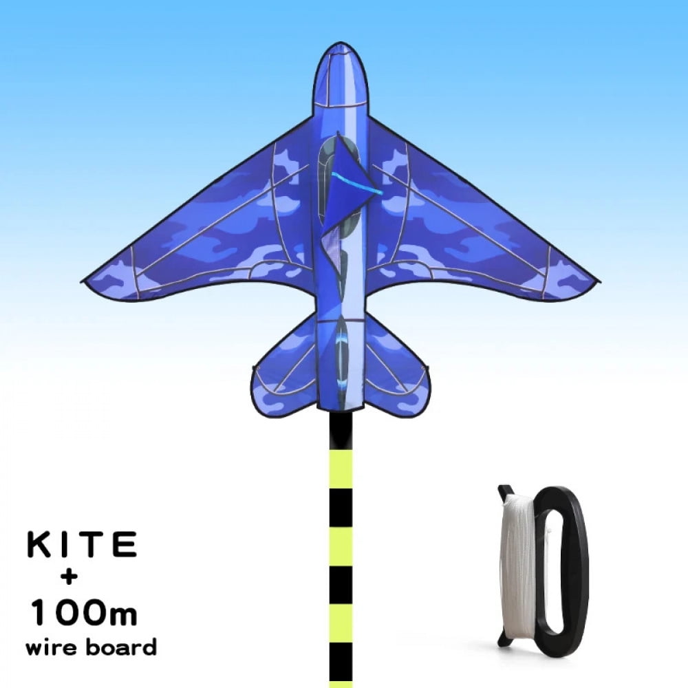 YongJian Plane Kites With Handle And Line For Kids Good Flying kites ...
