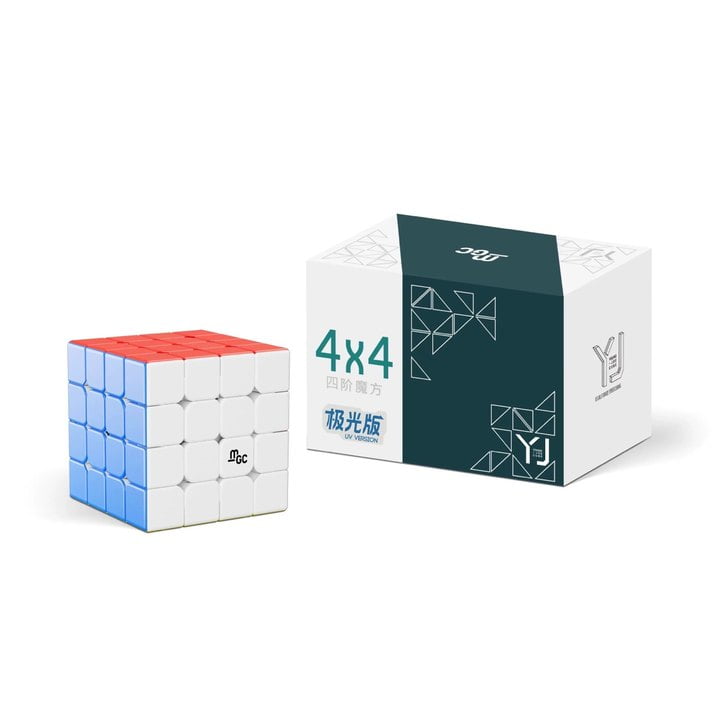 YongJun MGC 4X4 UV Magnatic Speed Cube YJ Stickerless Cube professional ...