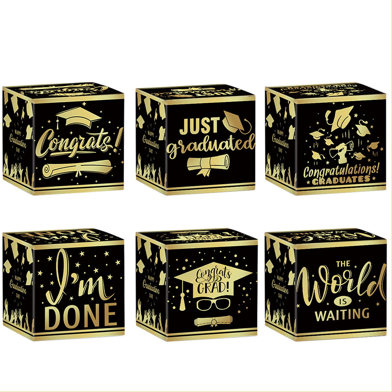 Yongcuo Graduation Party Decoration Blocks Set Celebrate with ...