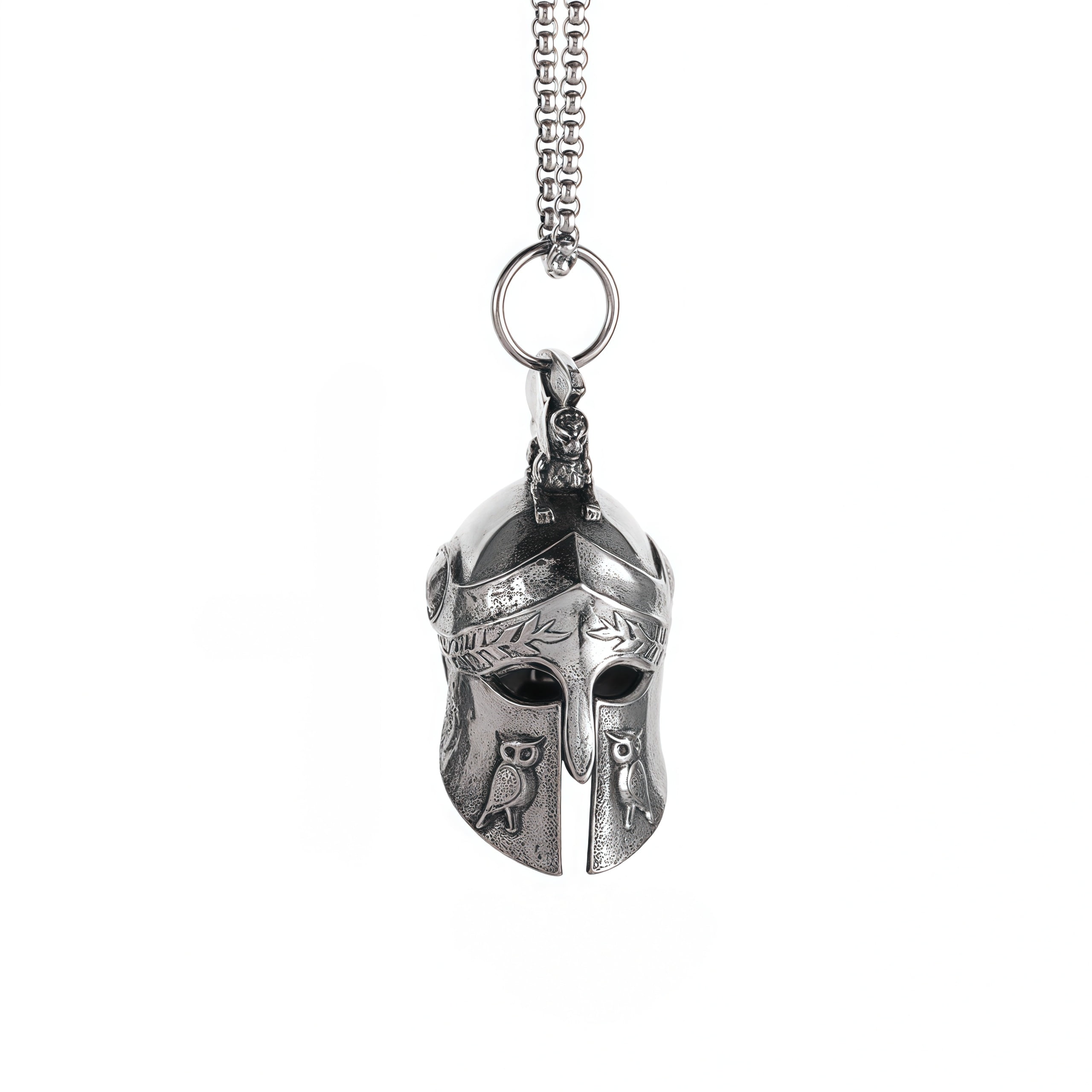 Yonghao Pavilion Vintage men's titanium steel Roman warrior helmet ...