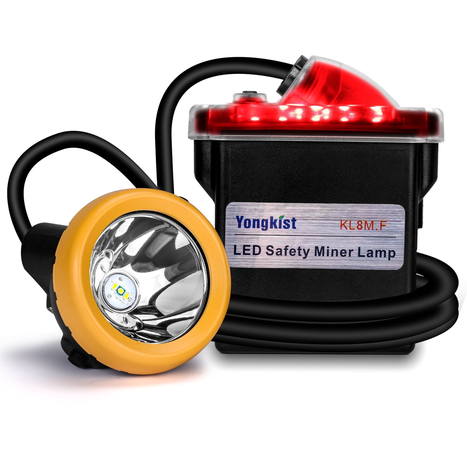 Yongkist Safety Mining Headlamp, 1+2 LED Super Bright Coal Mining Light ...