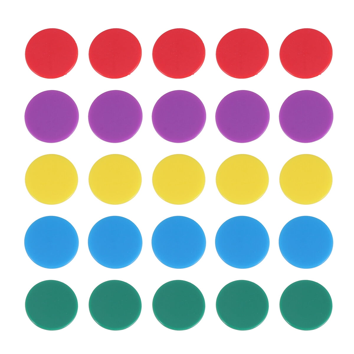 PAMINGONO Plastic Math Counters Round Discs 100Pcs For Kindergarten ...