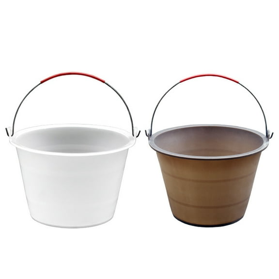 LULULION 5Pcs Durable Plastic Multiuse Buckets for Beach Sand and Water ...
