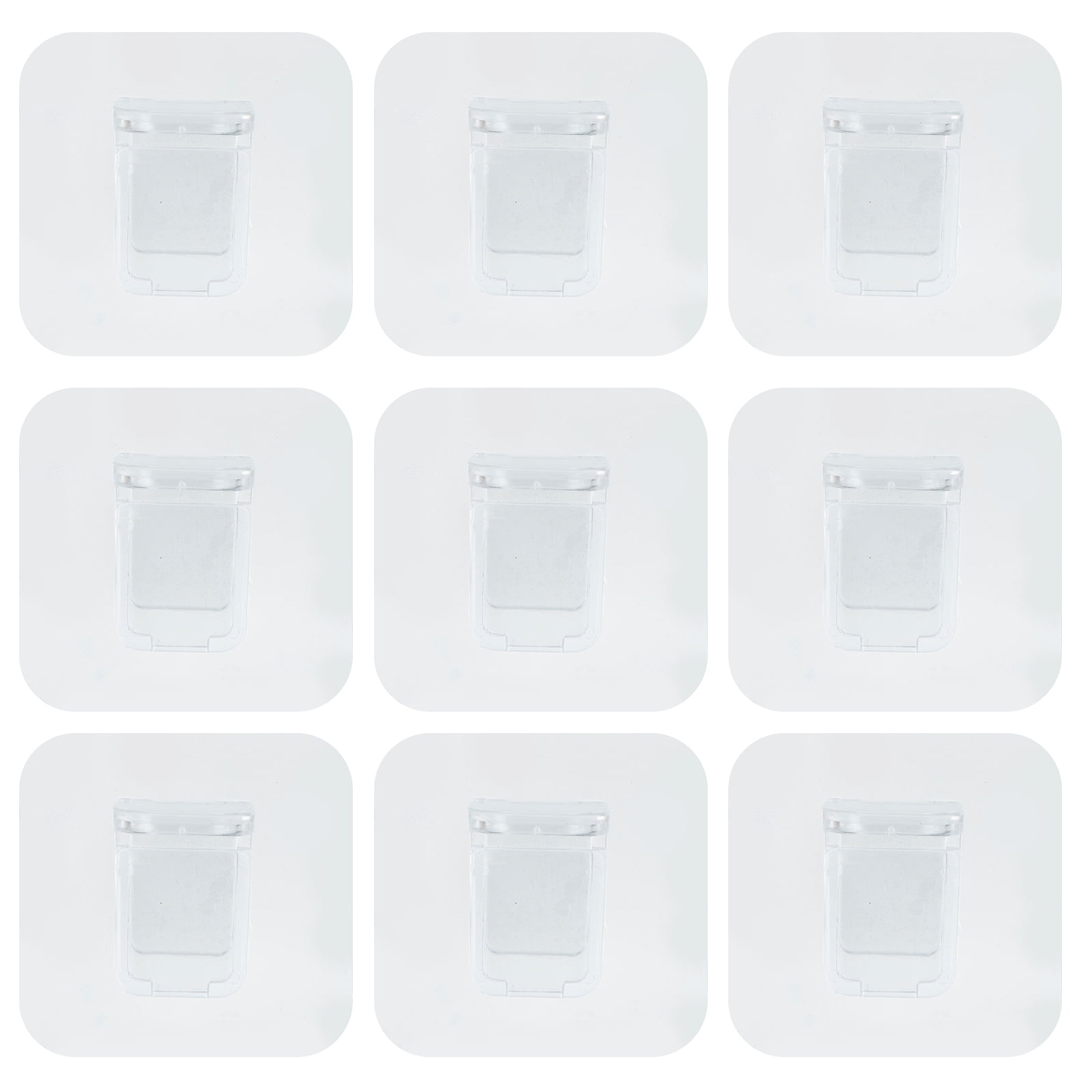 Yongwei 20Pcs Adhesive Closet Shelf Clips Floating Shelf Brackets Blind ...