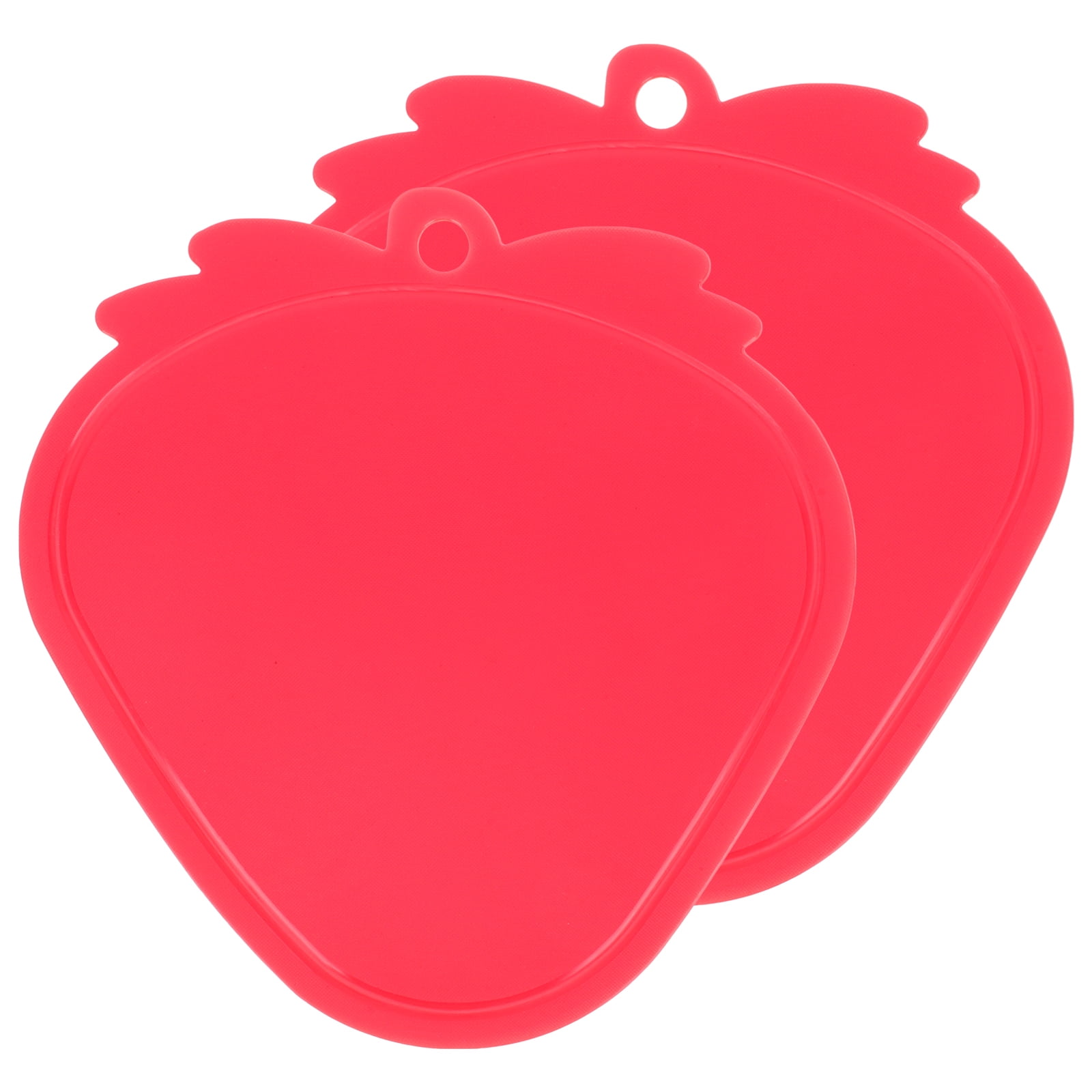 Yongwei 2pcs Kitchen Fruit Cutting Mat Cute Chopping Board Strawberry ...