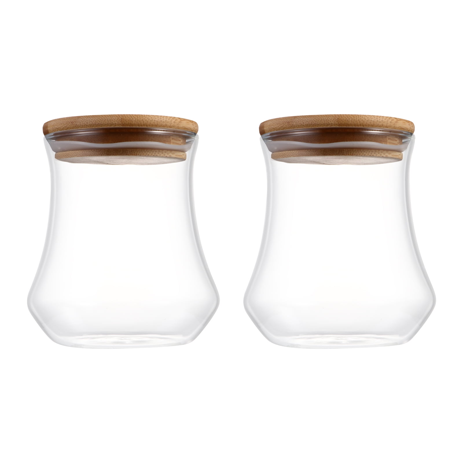 Yongwei 500 ml grain jars 2 Pcs 500 ML Storage Jars Glass Grain Jars ...