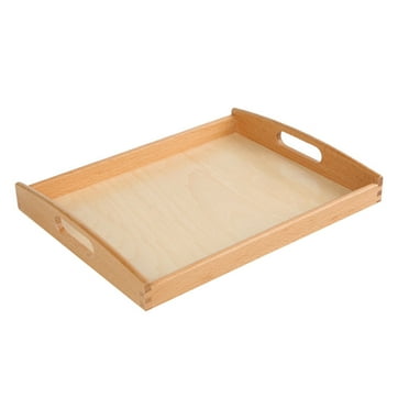Bright Creations Wooden Trays Set with Handle, Crates for Storage ...