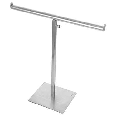 Handbag Rack – Heavy Duty Chrome 4 Way Rack, 8 Adjustable Height Slant ...