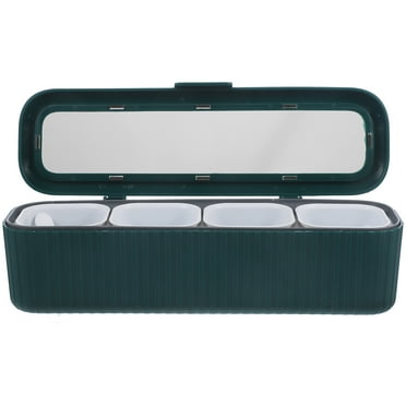 HTB 4-Section Snack Organizer with Removable Dividers for Kitchen ...