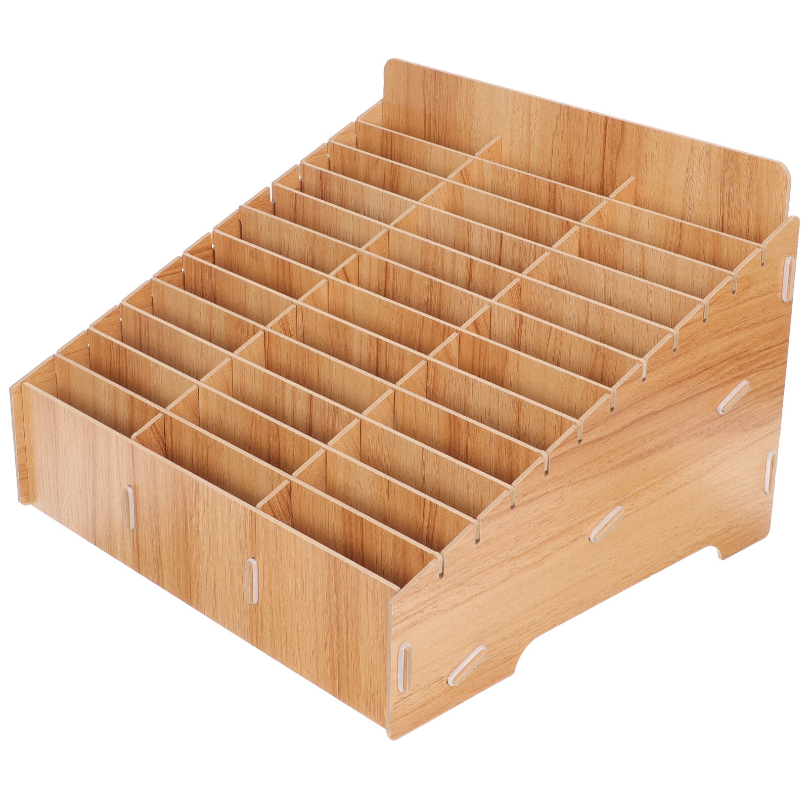 Yongwei Wooden Mobile Phone Storage Box for Classroom Organization ...