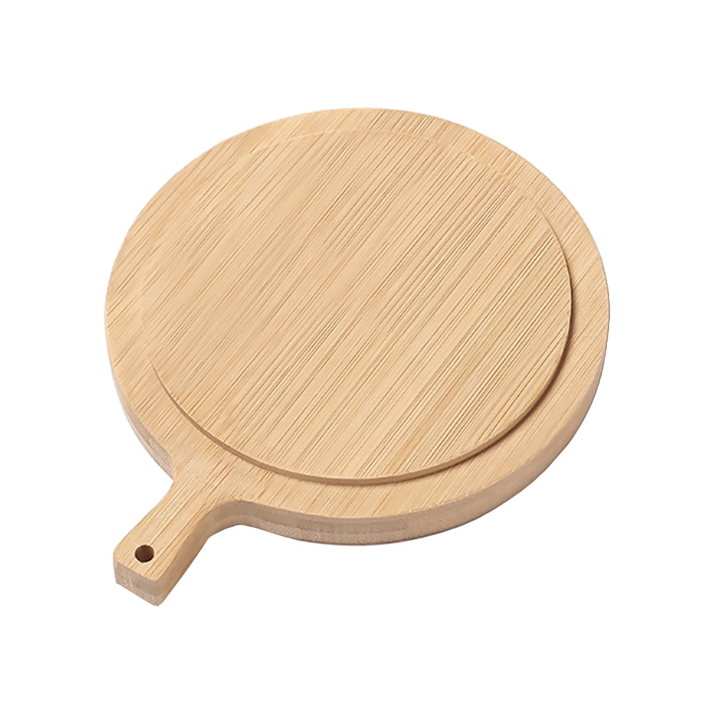 Yongwei pizza wood paddle Countertop Round Pizza Baking Tray Bamboo ...