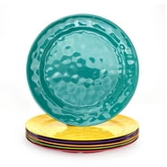 Melamine Dinner Plate Plastic Outdoor Butter Plates Set Lightweight ...