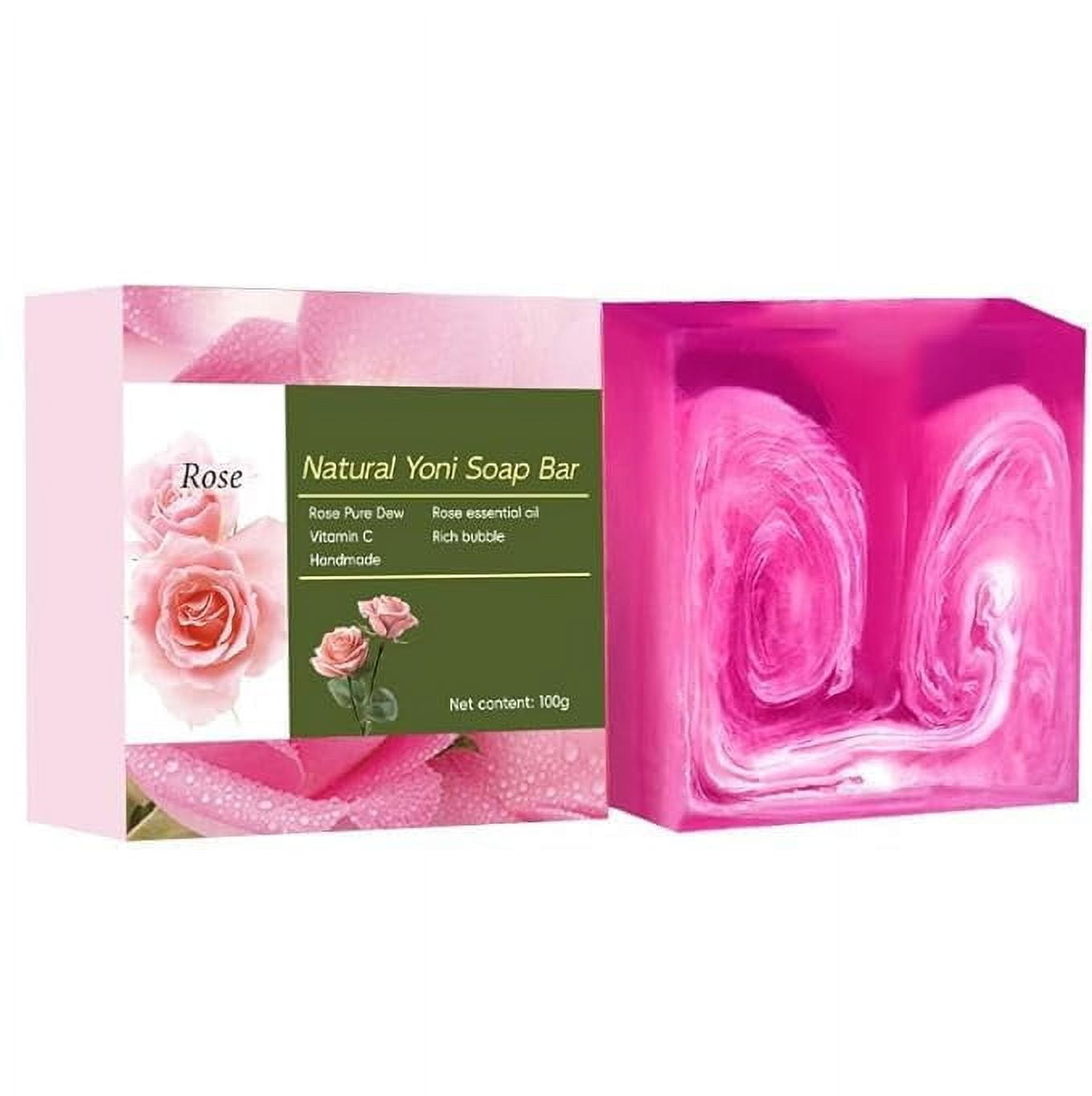 Yoni Soap Bar for Women - BSL1 Handmade Feminine Wash with Rose Oil, pH ...