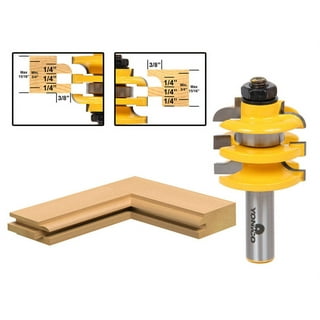 Yonico Rail & Stile Router Bits -Matched 2 Bit Quarter-round - 12238 ...