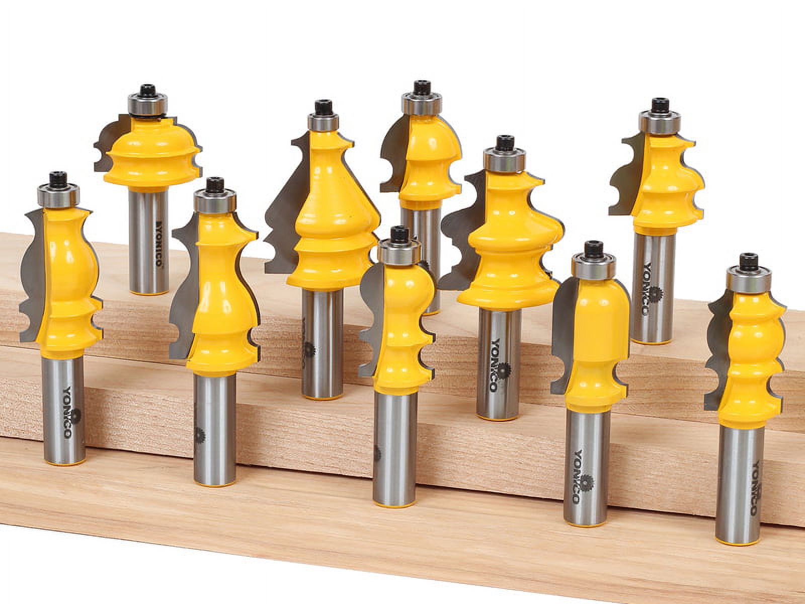 Yonico Louver Shutter Style Router Bit - 1/2" Shank - 18150 - Walmart.com