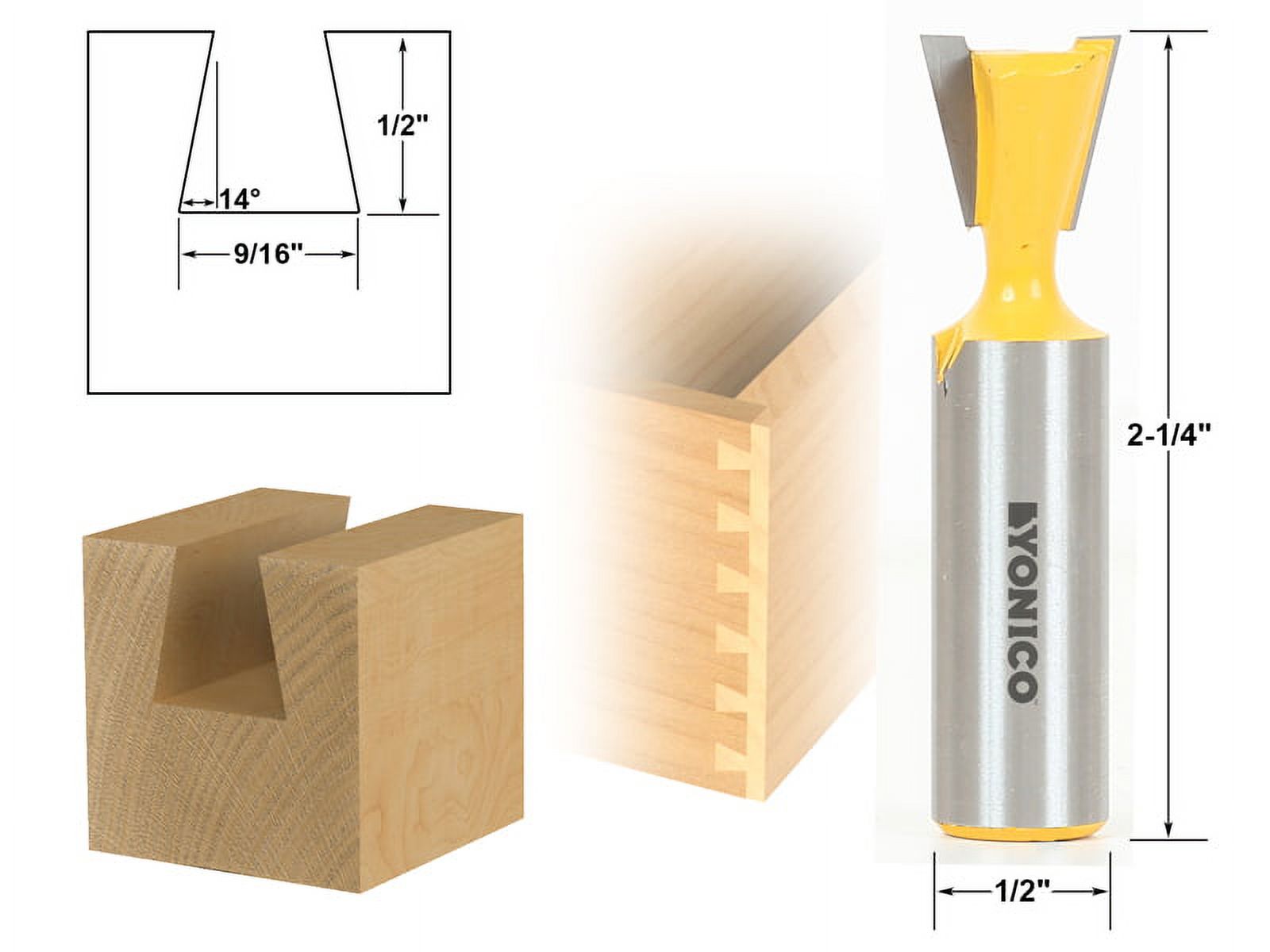 Porter-Cable 4216 12 in. Deluxe Dovetail Jig Combination Kit - Walmart.com