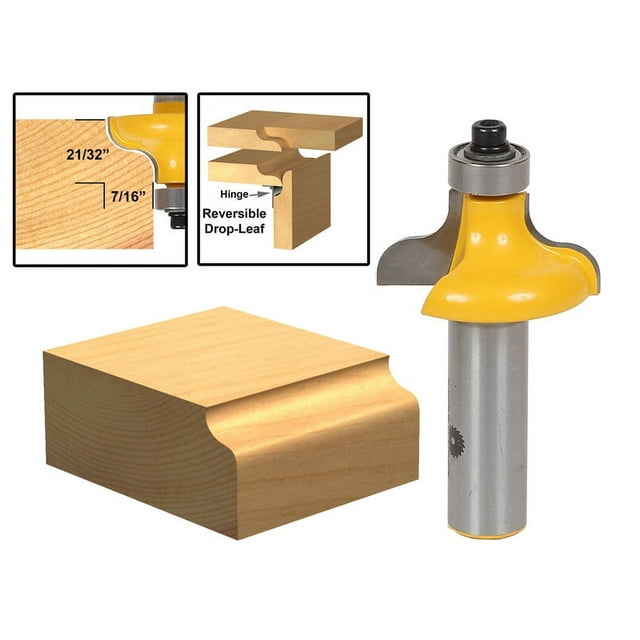Yonico 7/16" Traditional Table Edge Router Bit - 1/2" Shank - 13147 ...