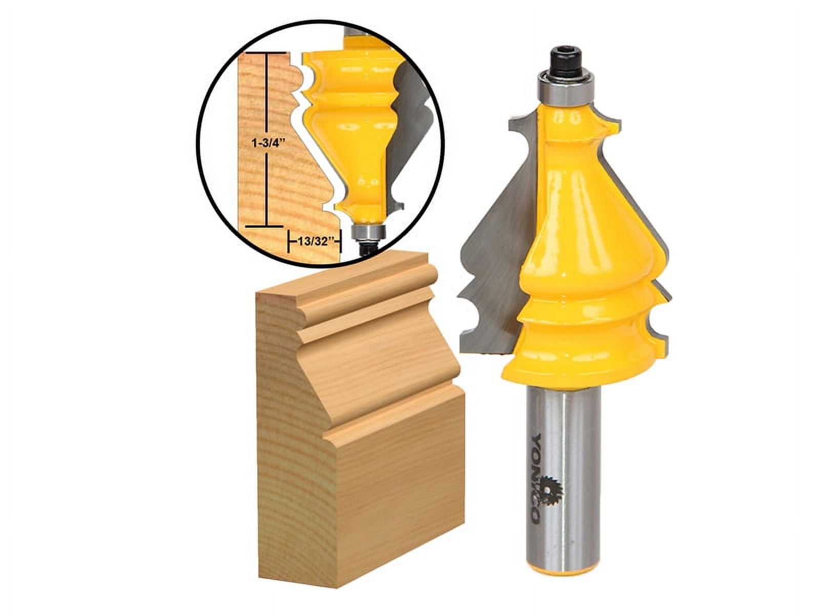 Yonico Architectural Moulding Router Bit - 16135 - Walmart.com