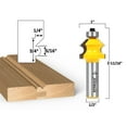 Yonico Bevel and Bead Wainscoting Router Bit - 1/2" Shank - 13111 ...