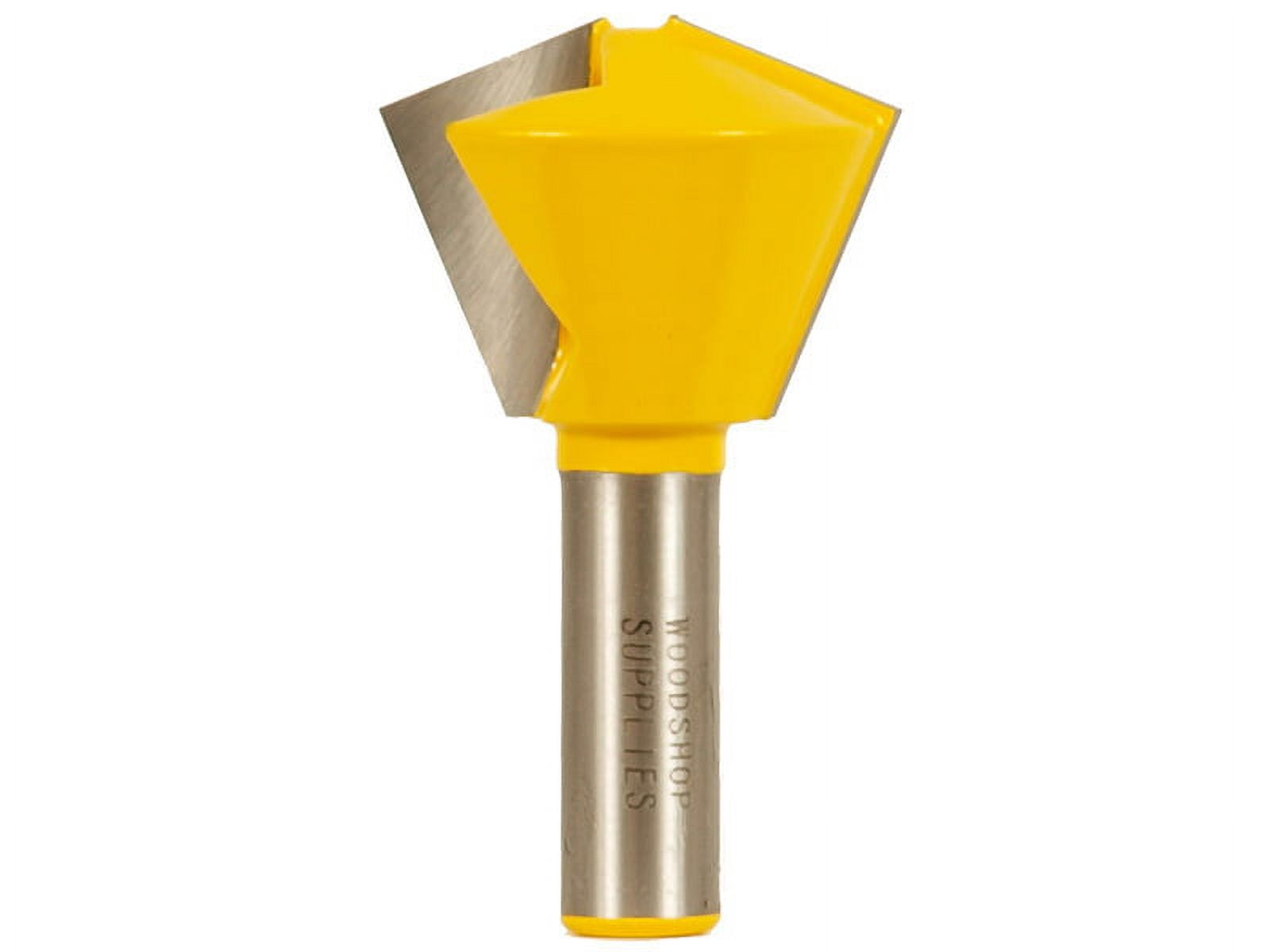 Yonico Bird's Mouth Glue Joint Router Bit - 16 Sided - 1/2" Shank 15137 ...