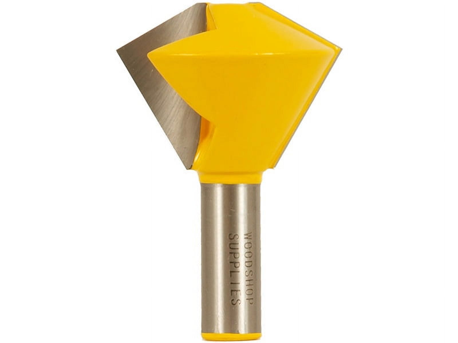 Yonico Bird's Mouth Glue Joint Router Bit - 6 & 12 Sided - 1/2" Shank ...