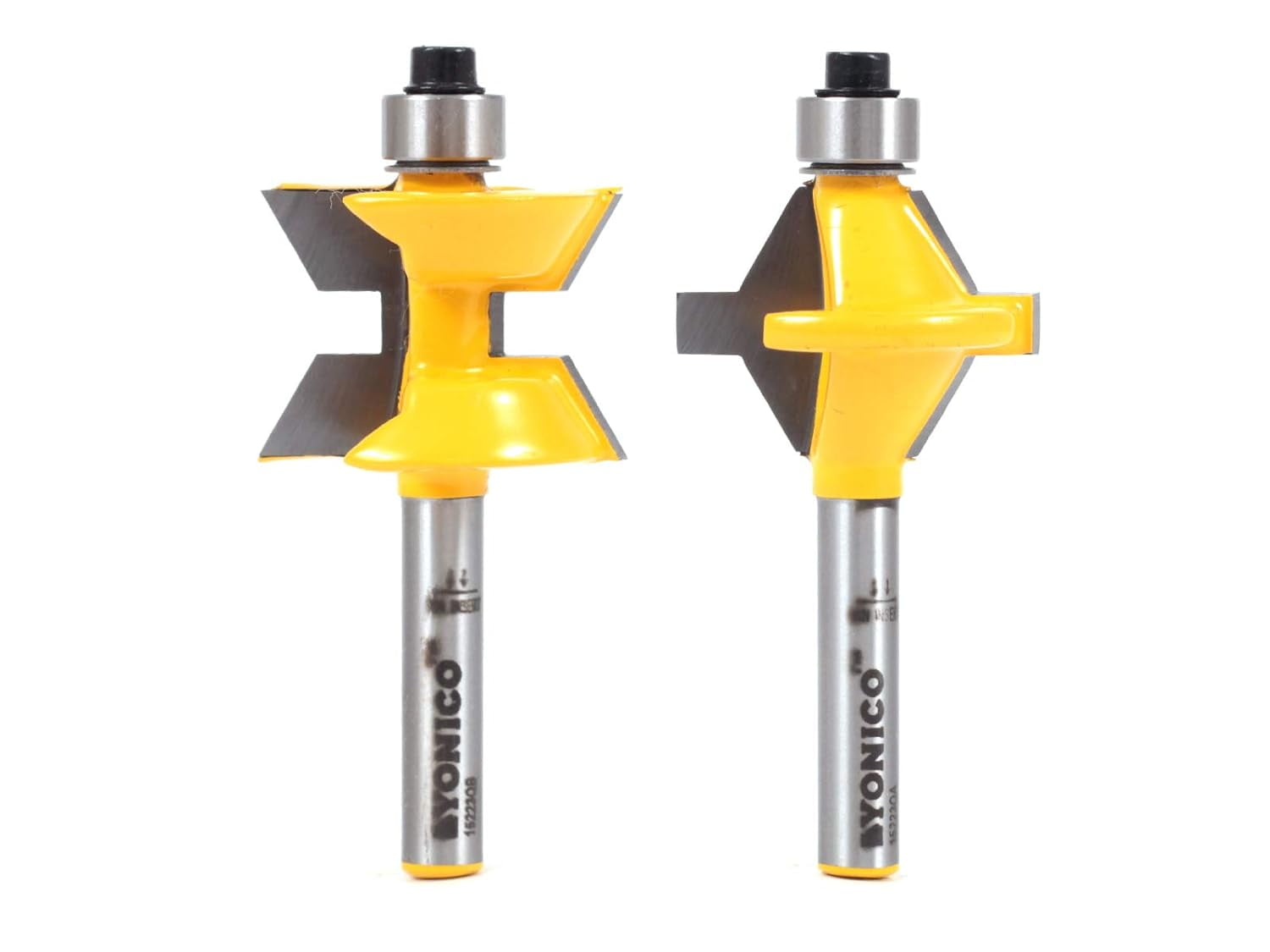 Yonico Edge Banding Tongue and Groove Router Bits Set 2 Bit Tongue ...