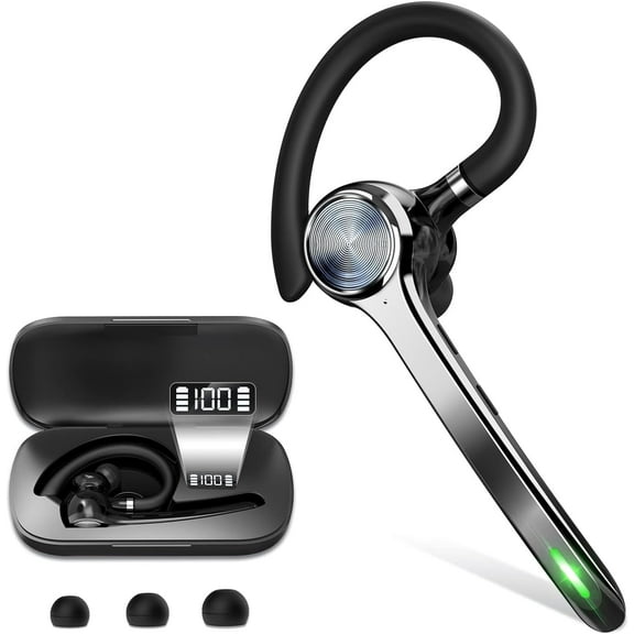 erfcxs Bluetooth Headset, Business Headset, Wireless Handsfree Headset, Waterproof 5.0 Car ...