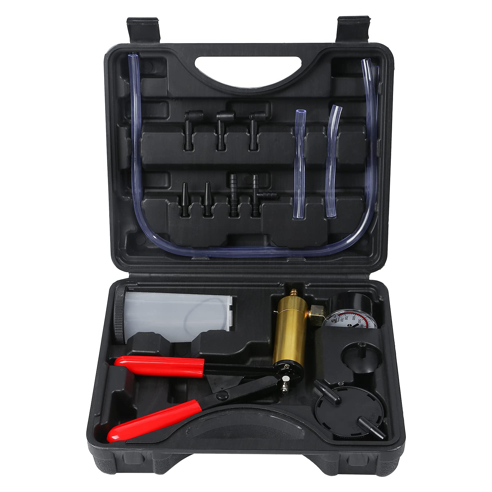 Yonligonju Brake Bleeder Kit with Hand Vacuum Pump with Gauge Adapters ...