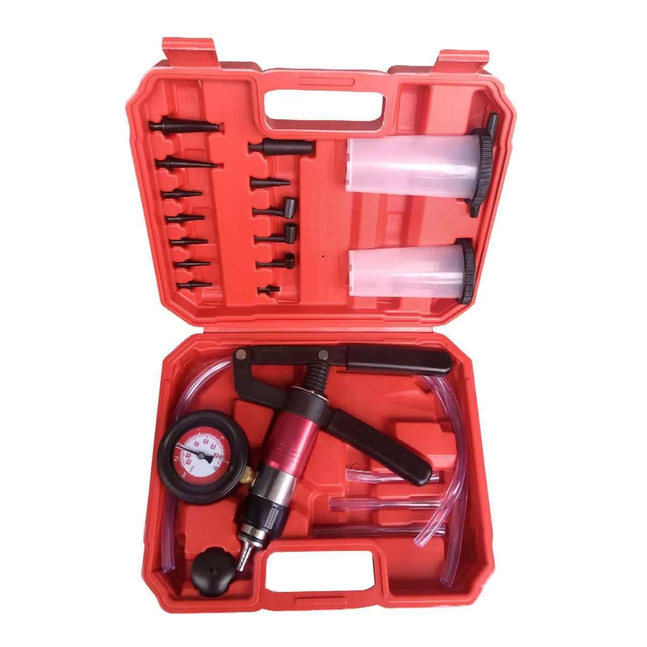 Yonligonju Brake Bleeder Kit with Hand Vacuum Pump with Gauge Adapters ...