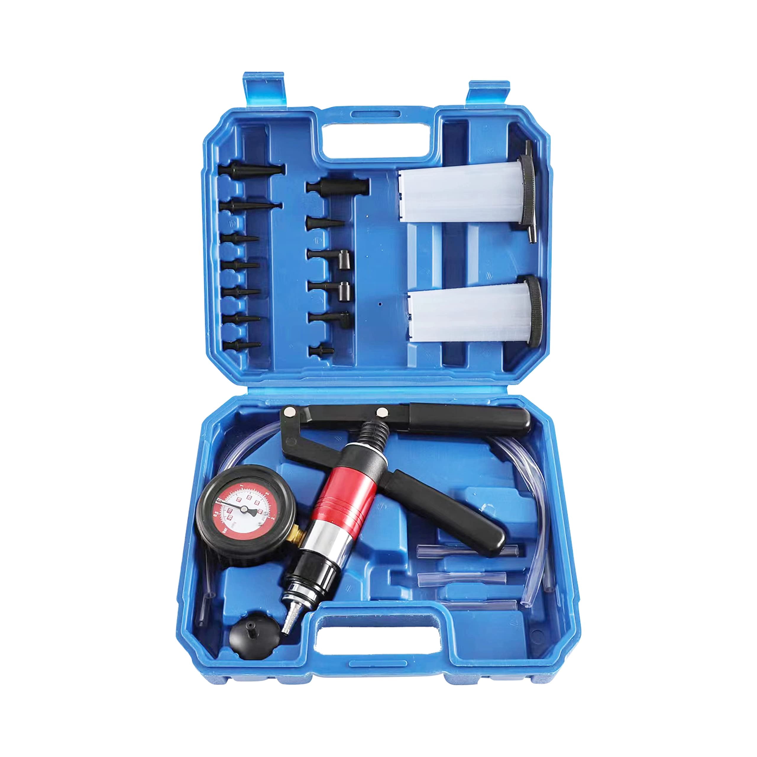 Yonligonju Brake Bleeder Kit with Hand Vacuum Pump with Gauge Adapters ...