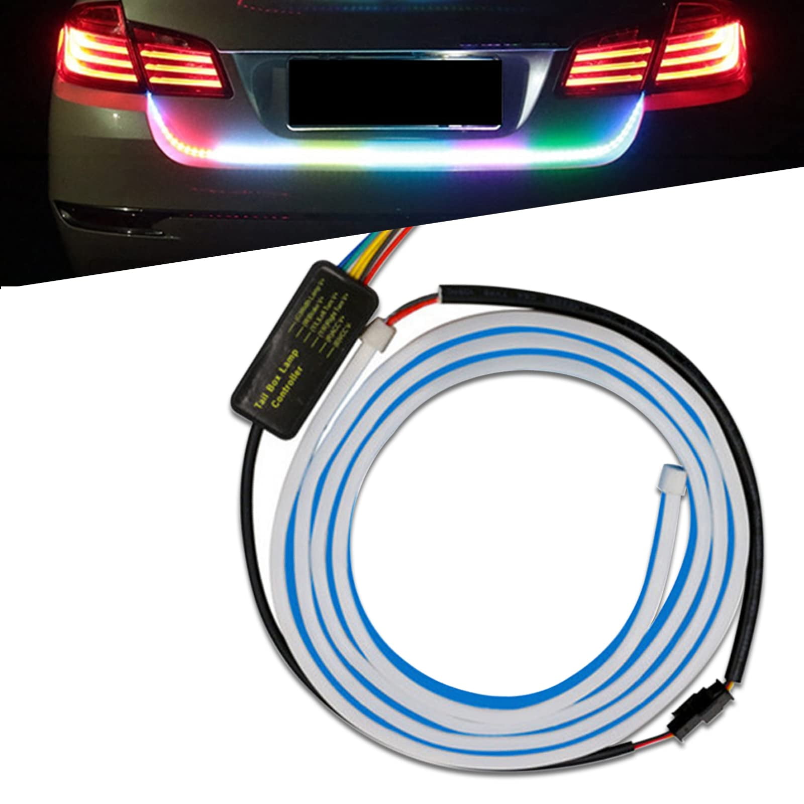 Yonput 1 PC LED MMF7 Third Brake Light Strip, Inch Universal Car High ...