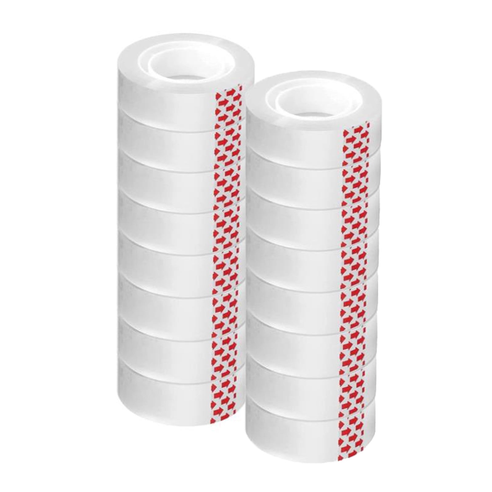 Yonrjhukm 12 Roll Transparent Tape Refills, Clear Tape Dispenser Refill ...