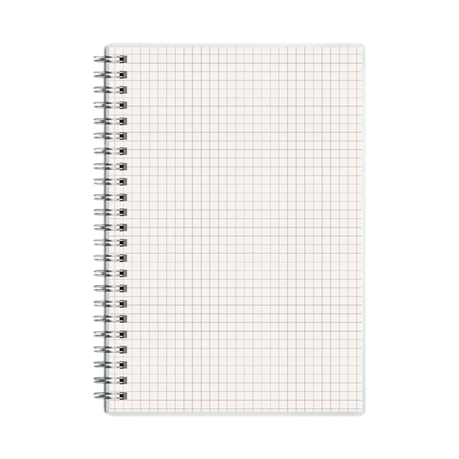 Yonrjhukm A5 Spiral Notebook, Graph Grids and Ruled Pages, Durable ...