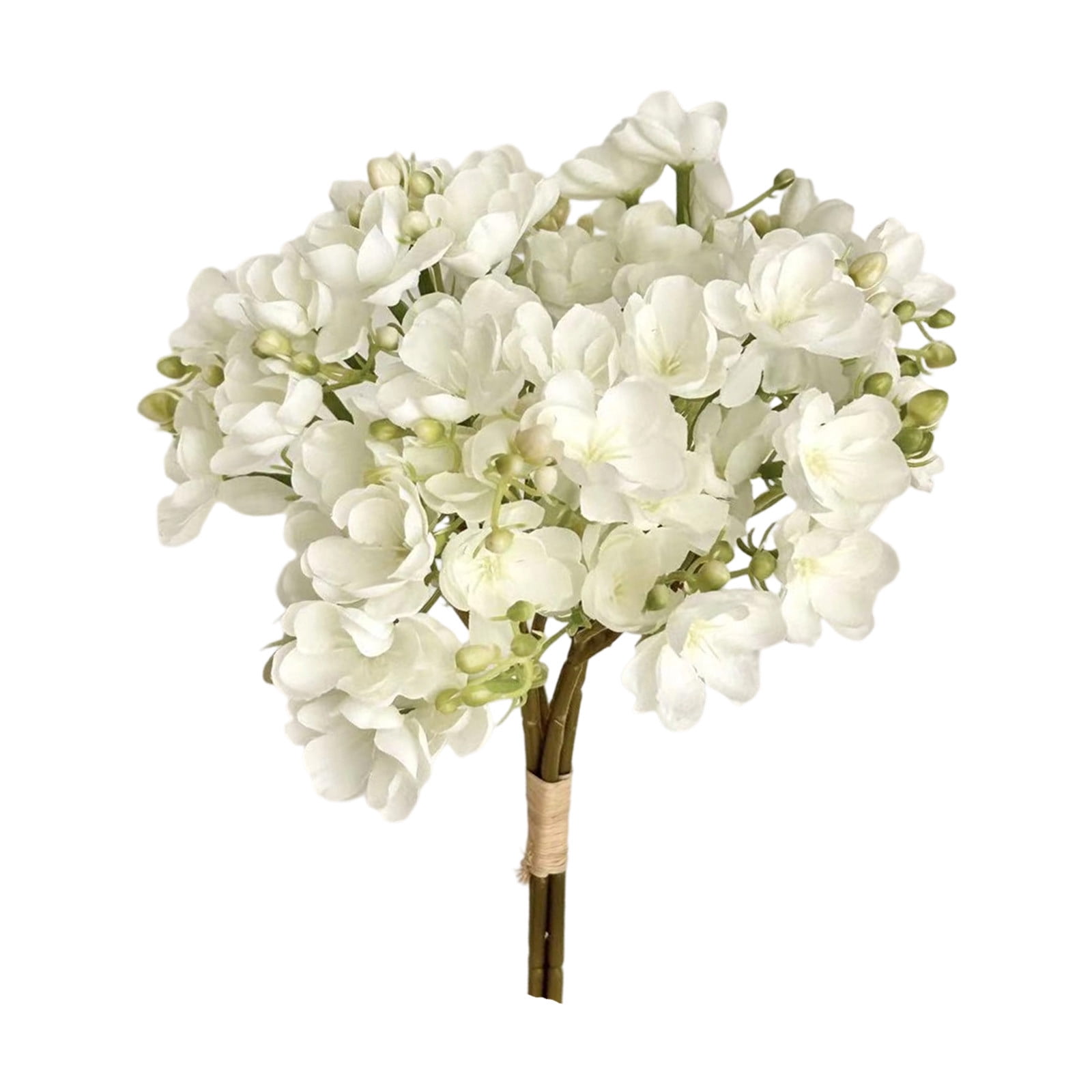 Yonrjhukm Artificial Jasmine Flowers Bouquet, Realistic Fake Silk ...