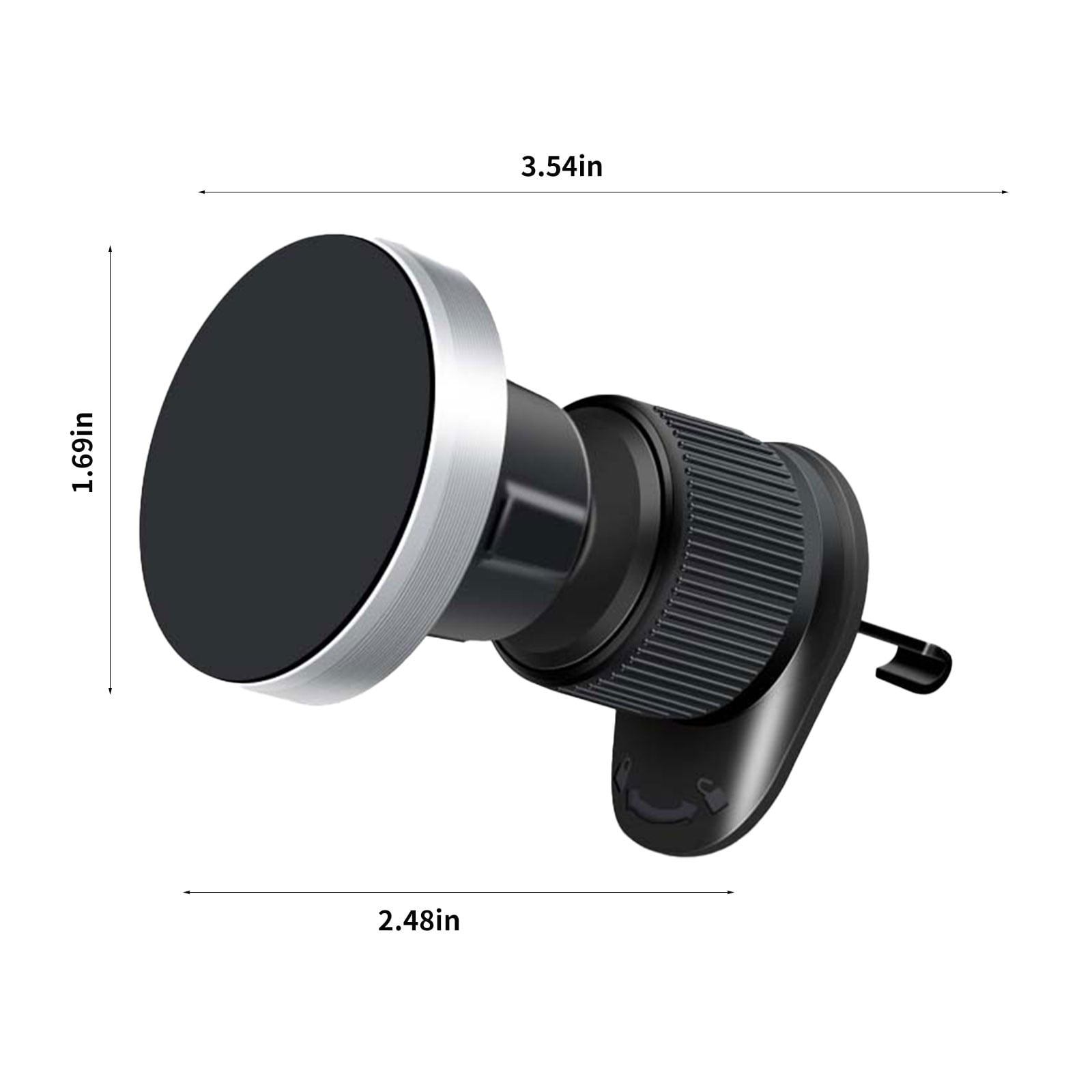 Yonrjhukm Car Outlet Magnetic Suction Car Bracket Aluminum Alloy Car ...