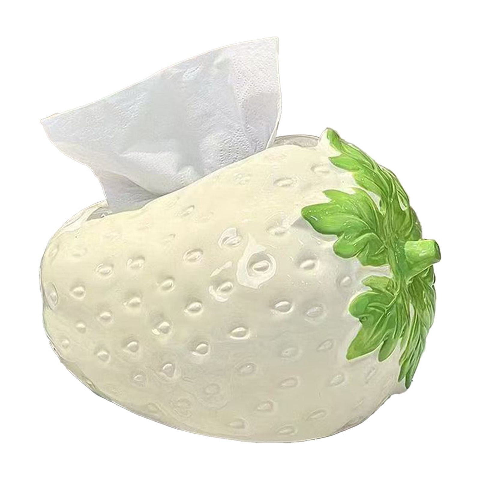 Yonrjhukm Cute Strawberry Tissue Box Cover, Stylish PVC Facial Tissue ...