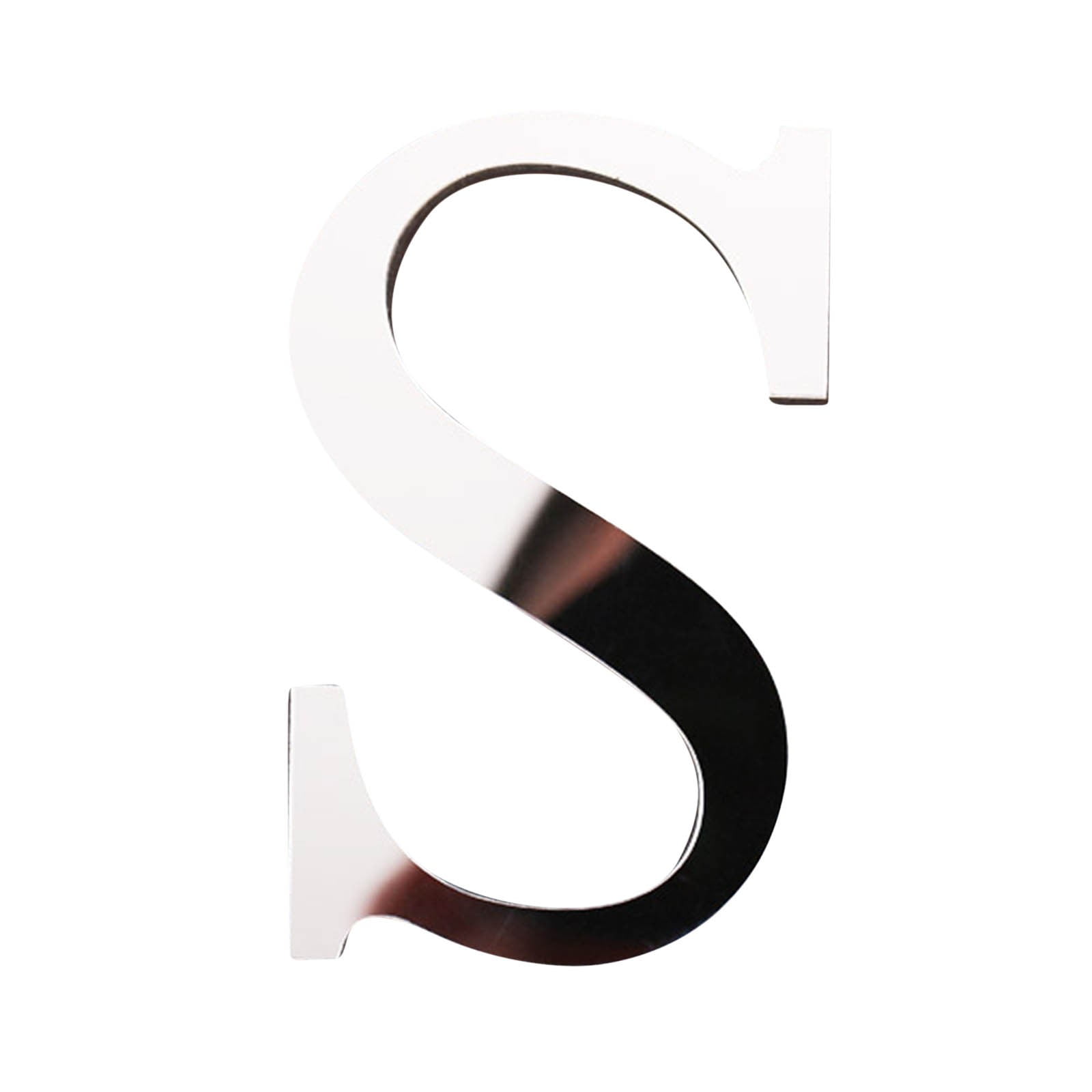 Yonrjhukm Family Wall Decor Letter Signs, 3D Acrylic Decorative Mirror ...