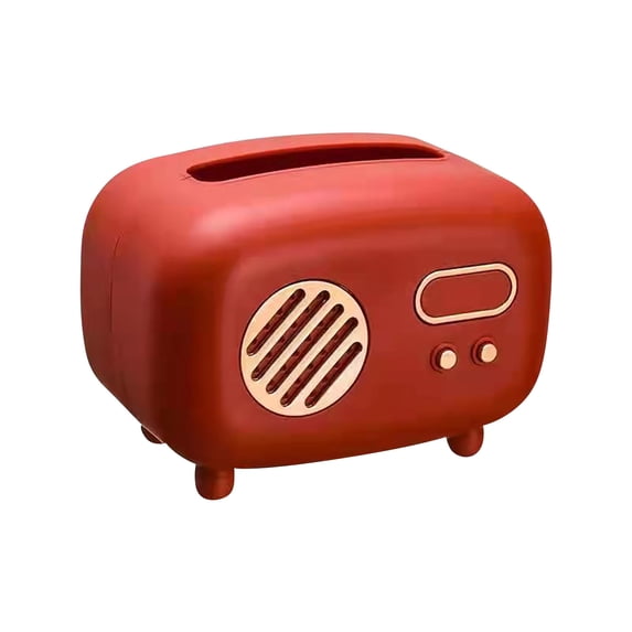 Yonrjhukm Home Living Room Radio Tissue Box, Versatile Design, Good ...