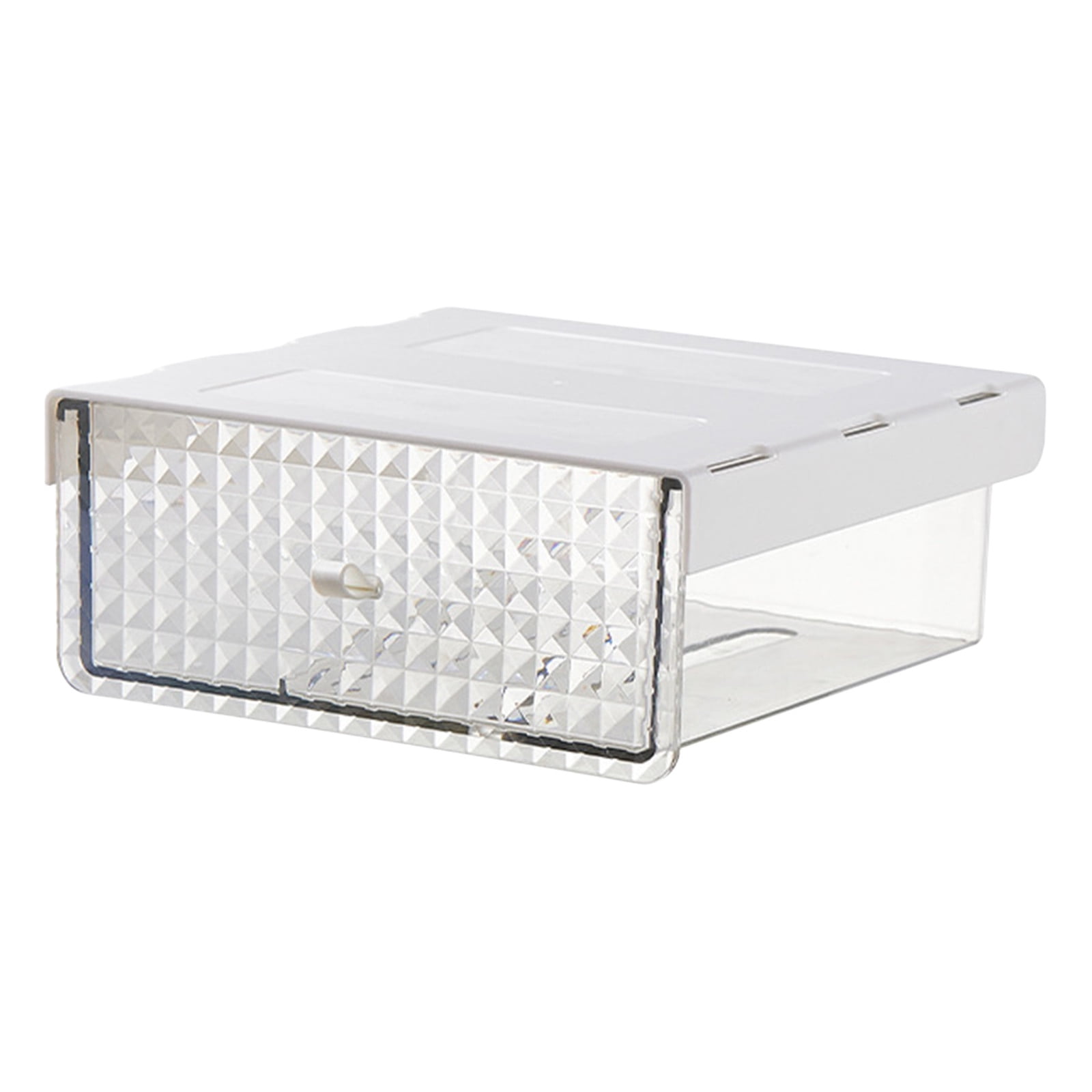 Yonrjhukm Invisible Drawer Storage Box, Under Desk Organizing ...