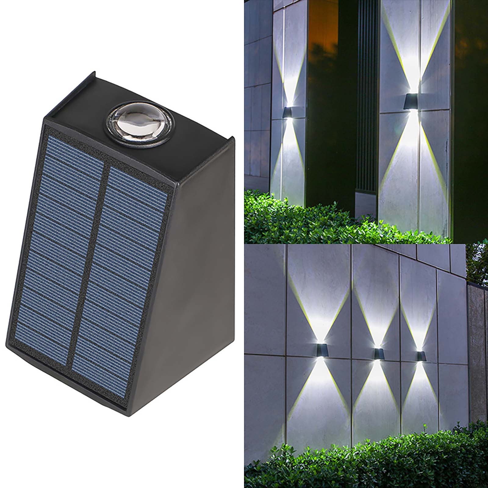 Yonrjhukm LED Outdoor Solar Lights Land-scape Spotlights Garden Lights ...