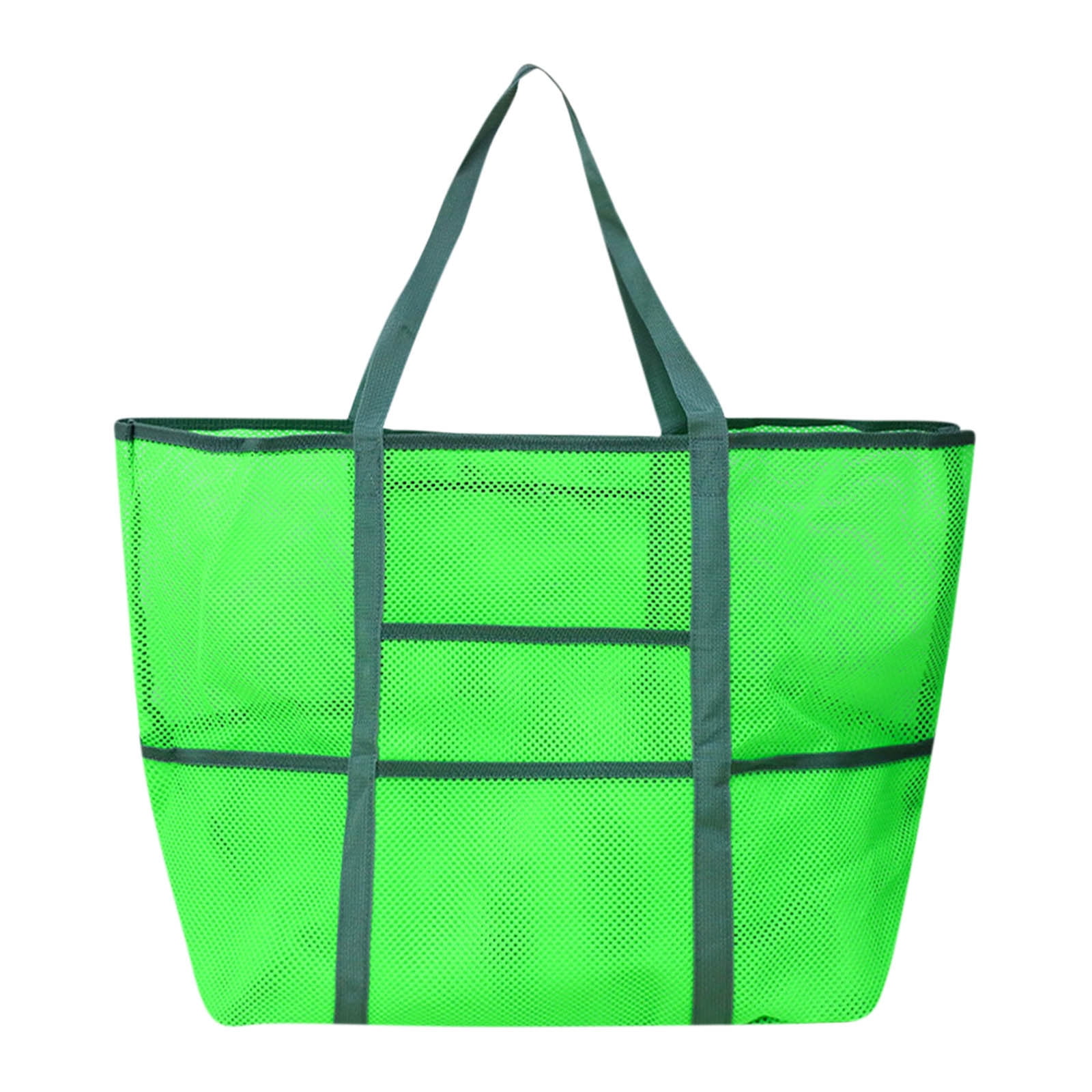 Yonrjhukm Large Mesh Beach Bag for Swimming, Travel, and Sports ...