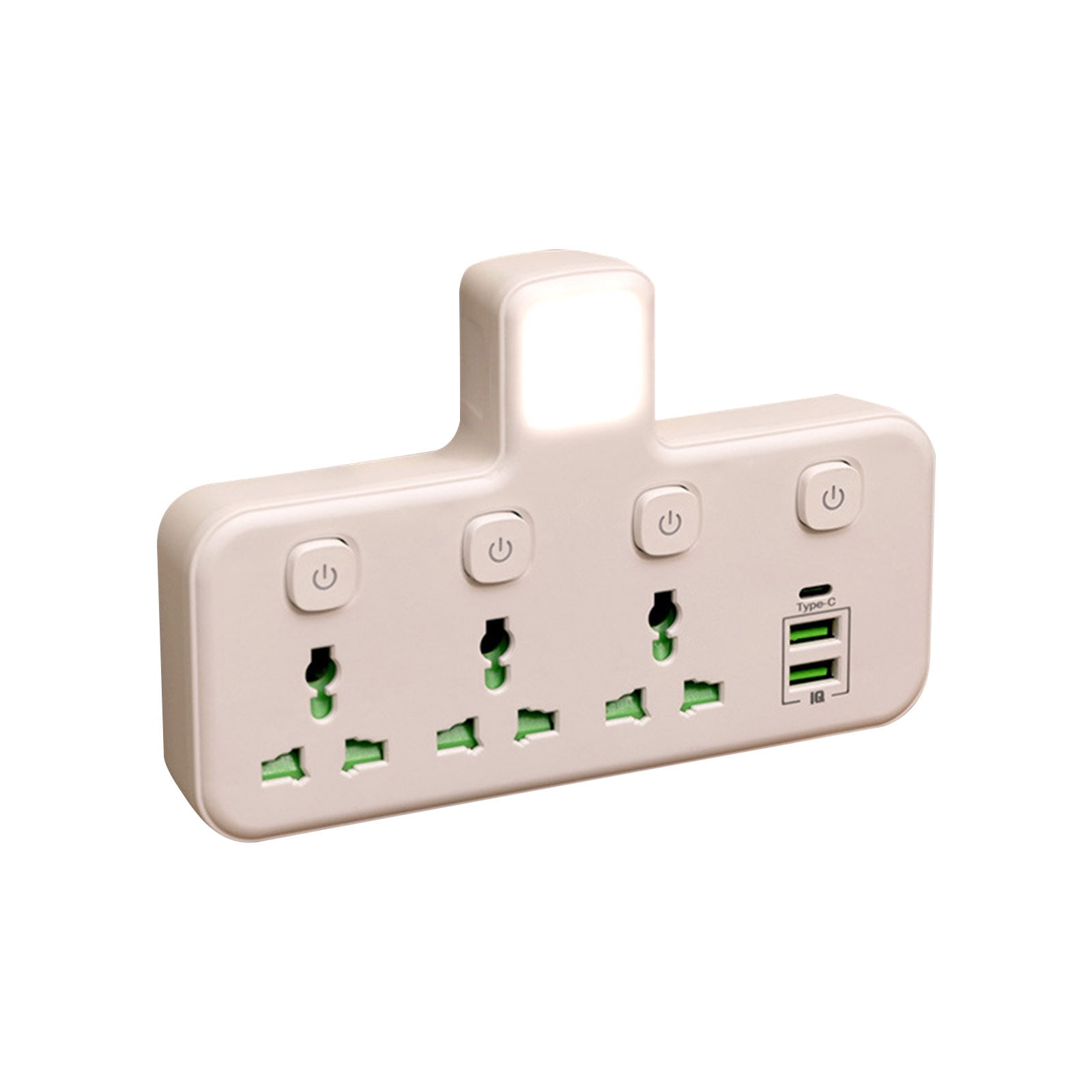 Yonrjhukm Multi Plug Extension Socket Adapter Multi Functional Plug In Board Usb Socket Strip