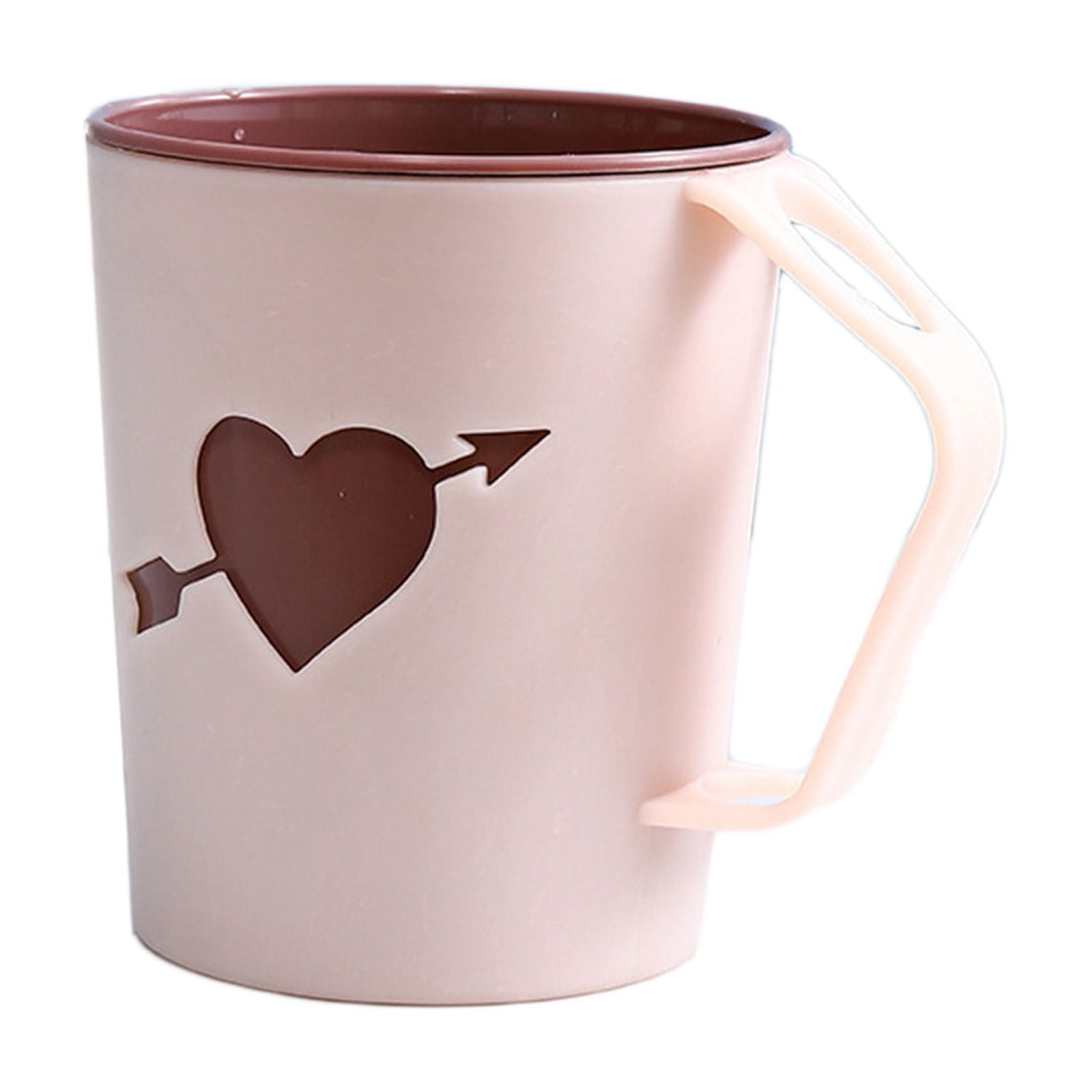 Yonrjhukm Multifunctional Plastic Brushing Cup with Handle, Rinsing Cup ...