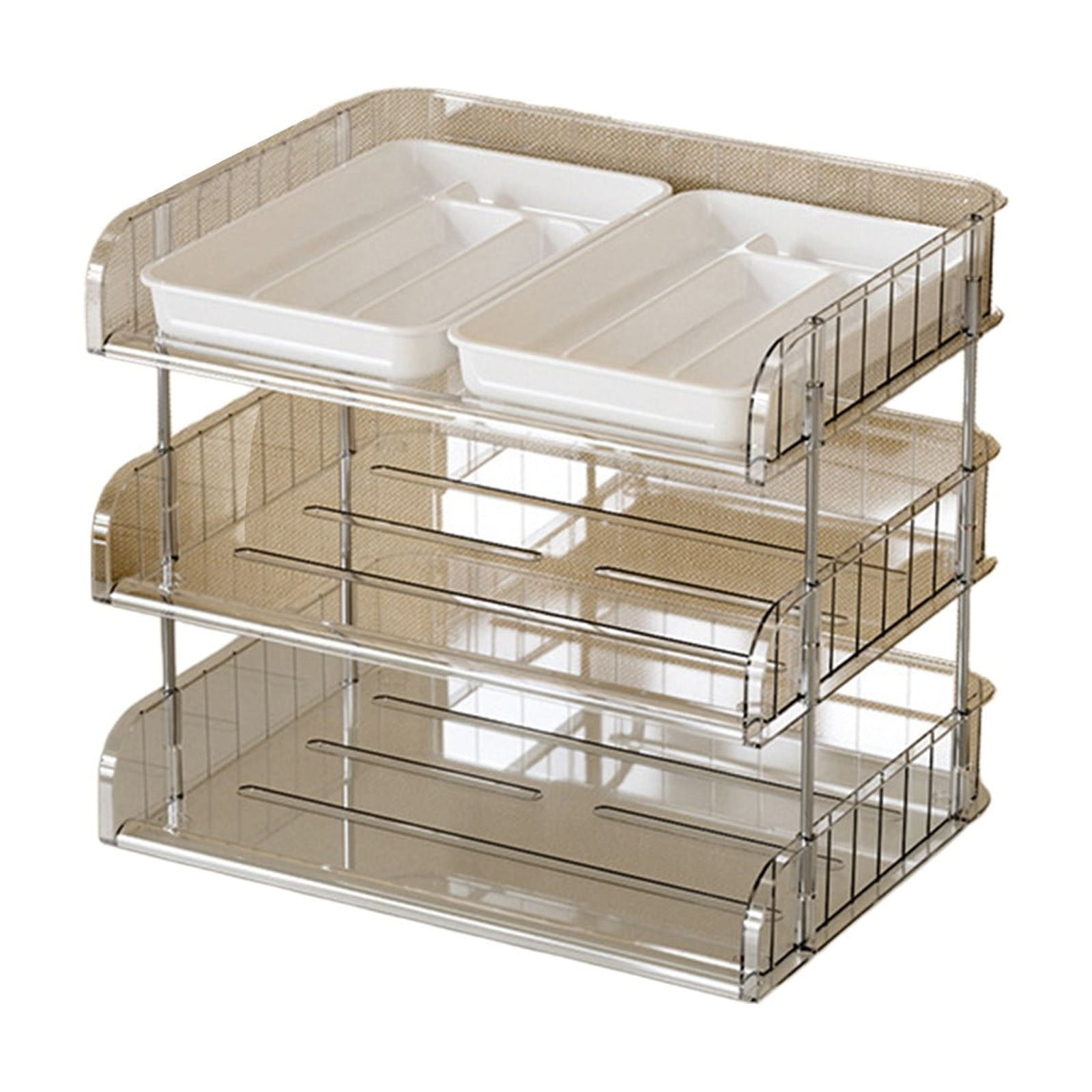 Yonrjhukm Multilayer Desktop Storage Rack for Office Supplies, Durable ...