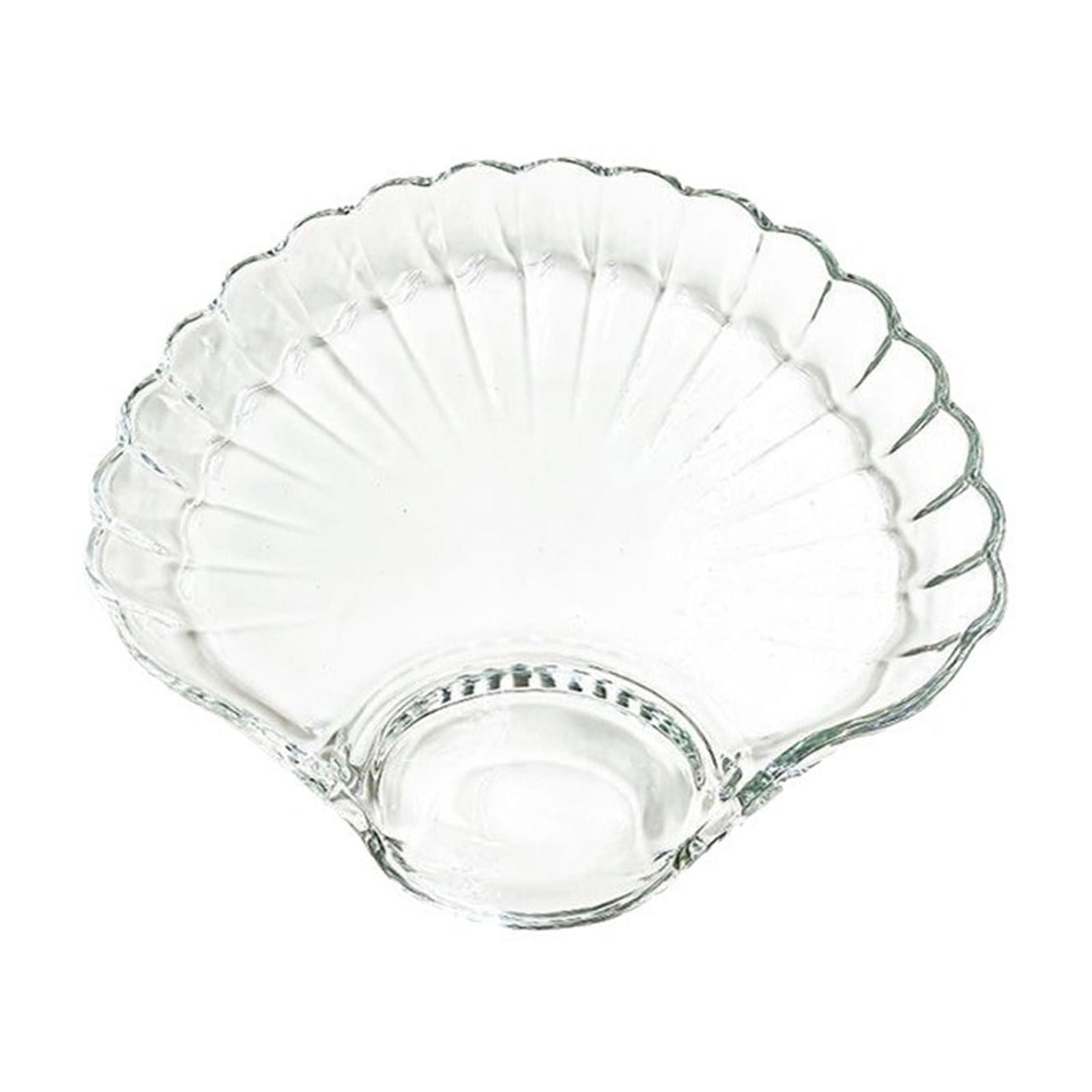 Yonrjhukm Plastic Sushi Plate with Sauce Compartment, Seashell Shaped ...