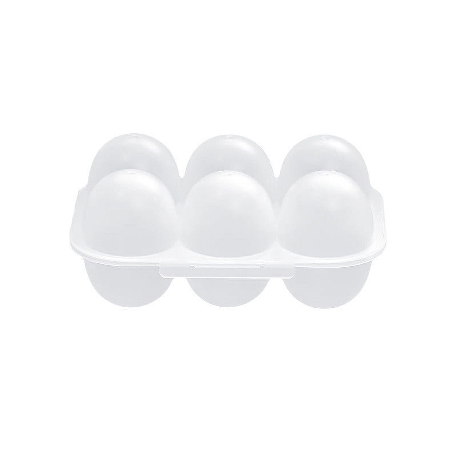 Yonrjhukm Portable Egg Storage Box, 6 Compartment Kitchen Organizer ...