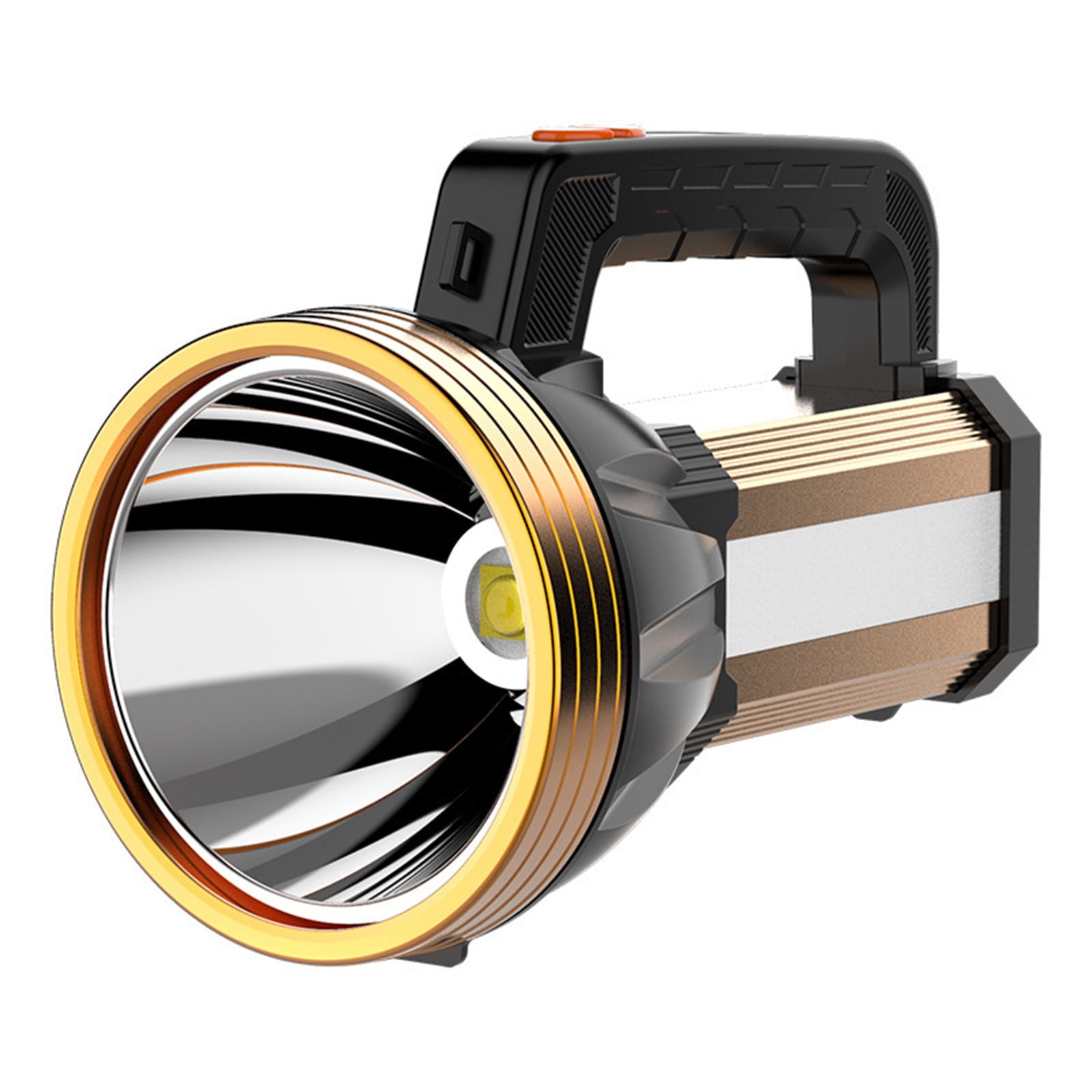 Yonrjhukm Rechargeable Spotlight Flashlight, Handheld Spotlight ...