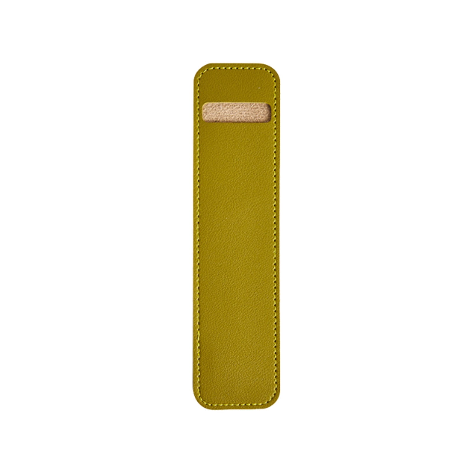Yonrjhukm Solid Color Leather Pen Case, Microfiber Soft Leather Pencil ...