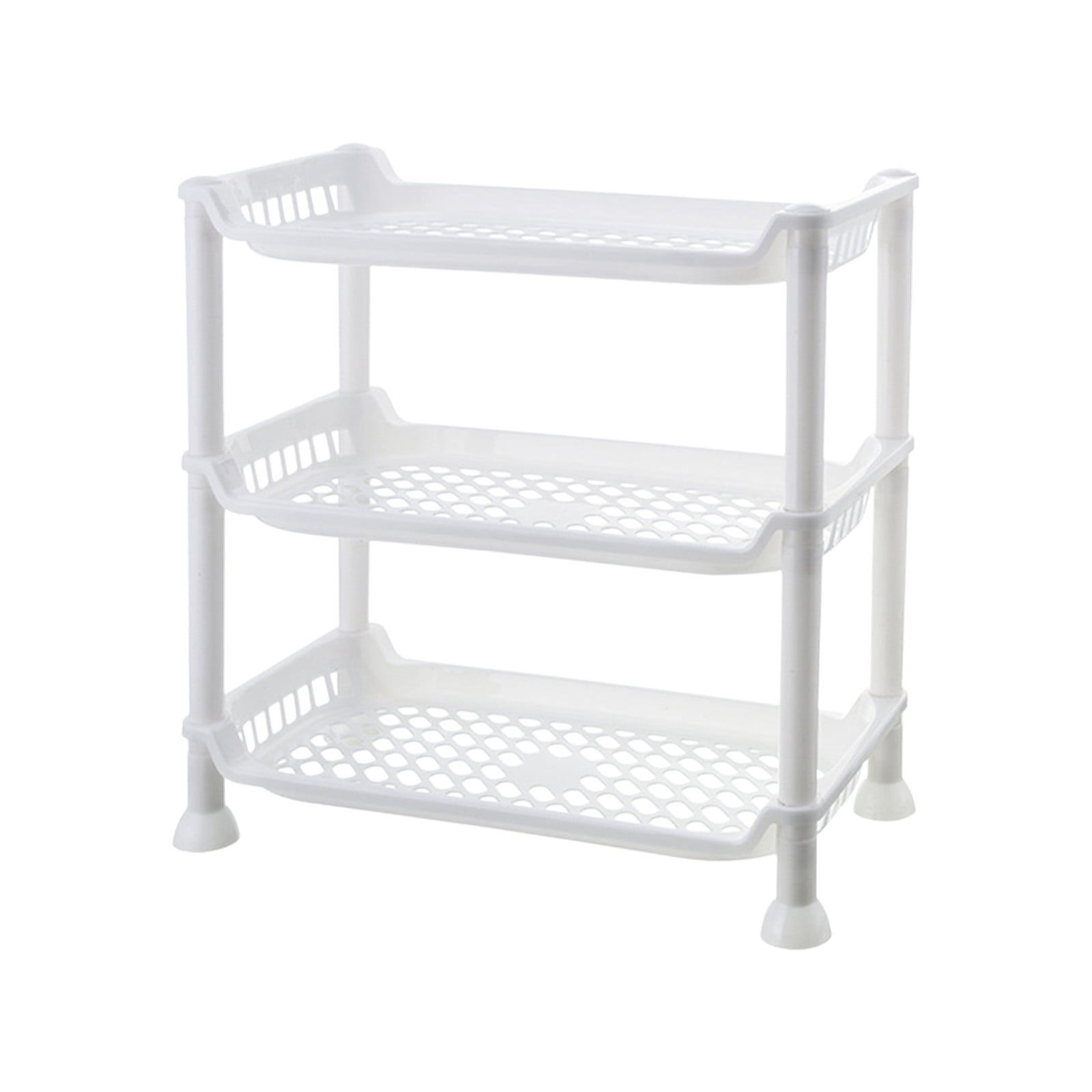 Yonrjhukm Three Layer Bathroom Rack, Multi Layer Storage Rack, Kitchen ...
