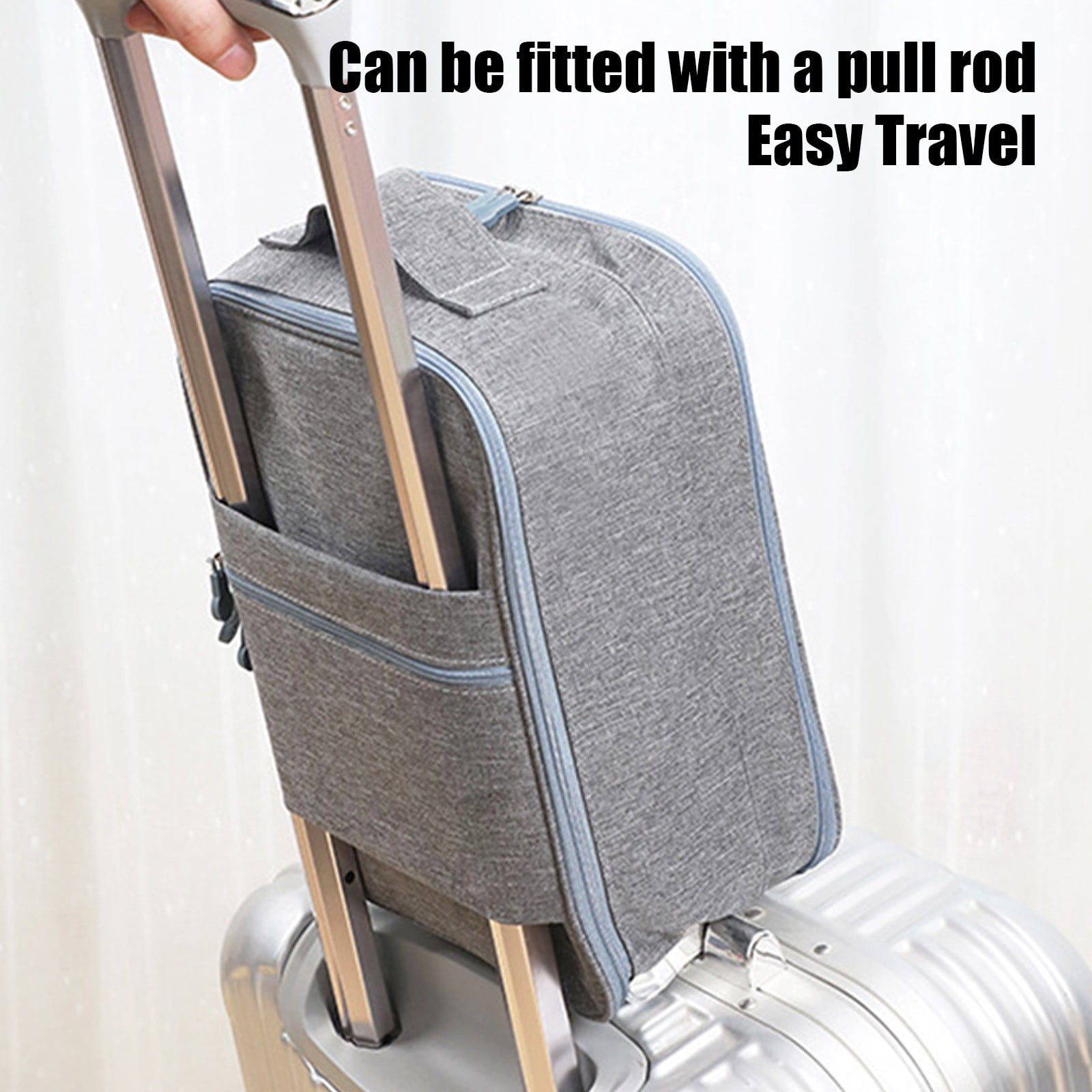 Yonrjhukm Travel Shoes Bag, Waterproof Storage Pouch for 4 Pairs of ...